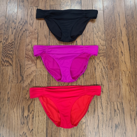 Athleta | Swim | 3 Athleta Fold Over Bikini Bottoms | Poshmark